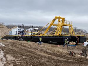Custom Dredge Works Delivers New Electric Chain-Ladder Dredge to Legacy ...