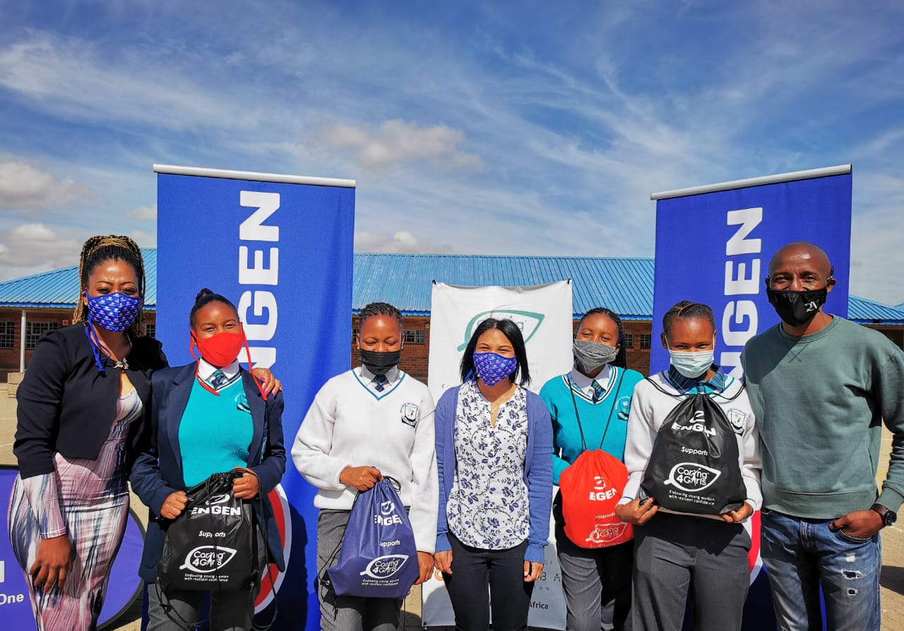 Engen pledges another R1.25m to Caring4Girls feminine hygiene ...