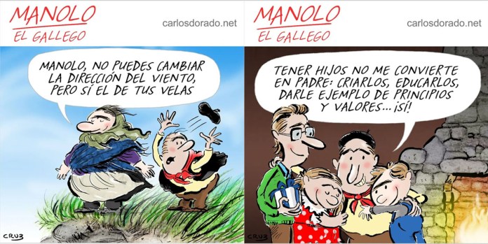 Manolo El Gallego, el personaje creado por el empresario Carlos Dorado ...