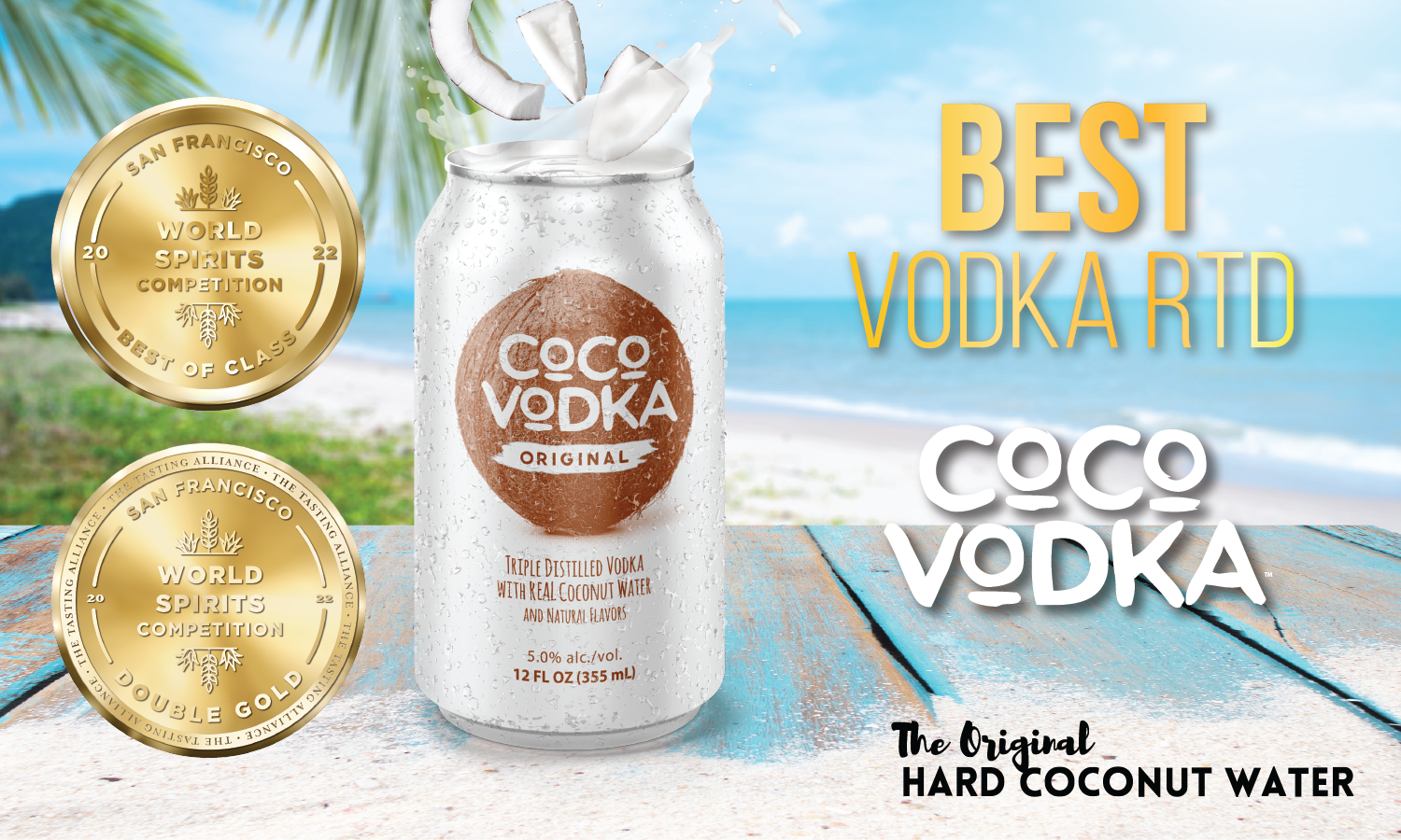 CoCo Vodka Wins Best in Class - Officially the Best Vodka RTD of 2022 ...