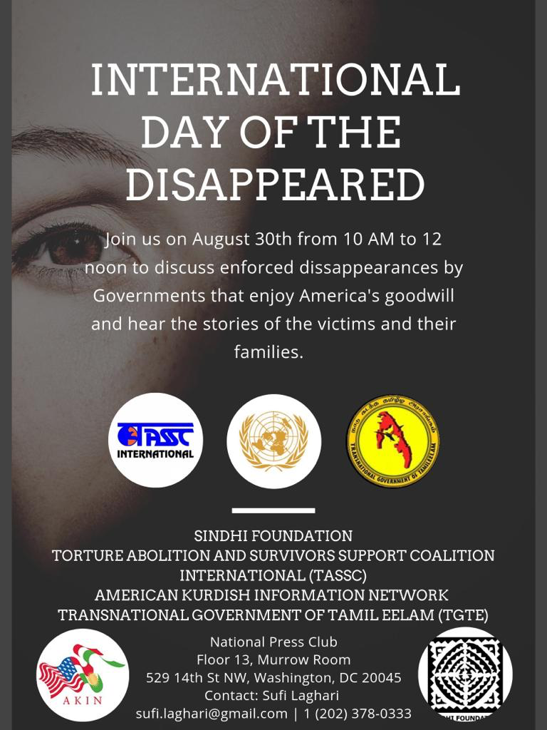 International Day of the Disappeared Event at the National Press Club ...