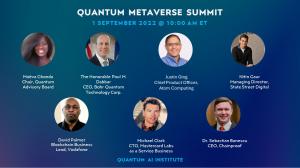 Quantum Metaverse Summit to Debut on September 1, 2022 with The Honorable Paul M. Dabbar as ...